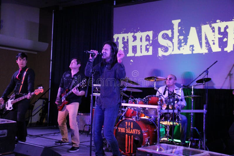 The Slants editorial stock photo. Image of double, entertainment - 48522538