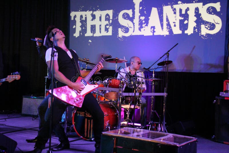 The Slants editorial stock photo. Image of slants, event - 48522558