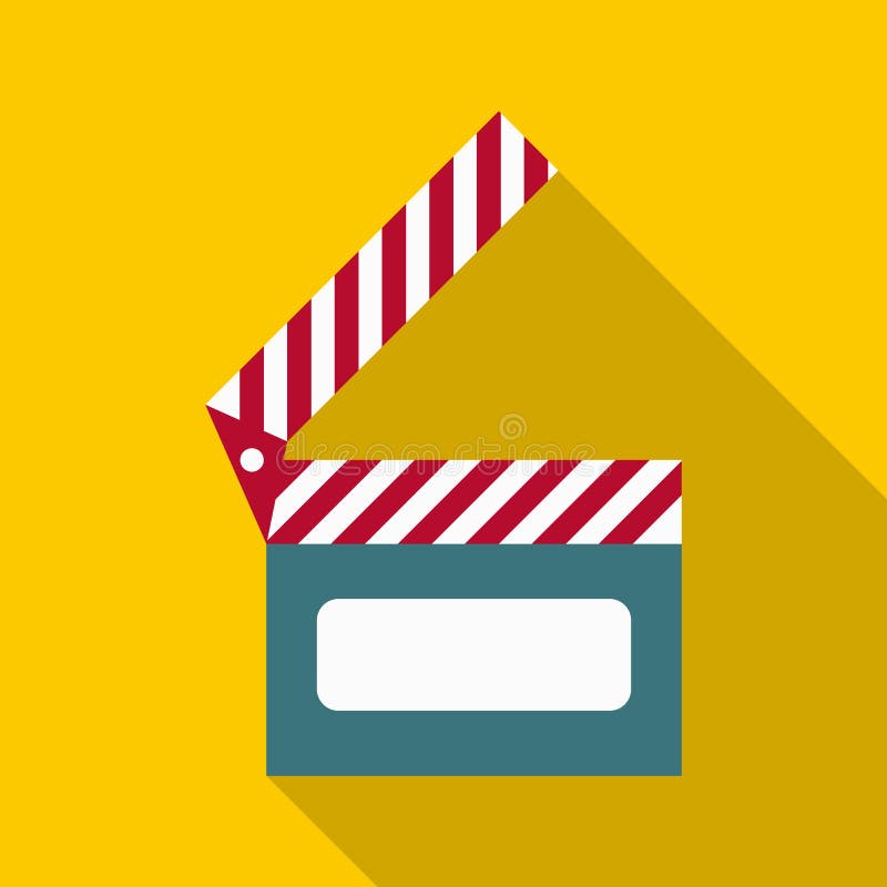 Slapstick icon, flat style stock vector. Illustration of scene - 83819082