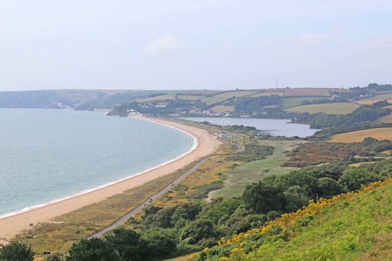 Slapton Sands beach, Devon stock image. Image of coast - 155005619
