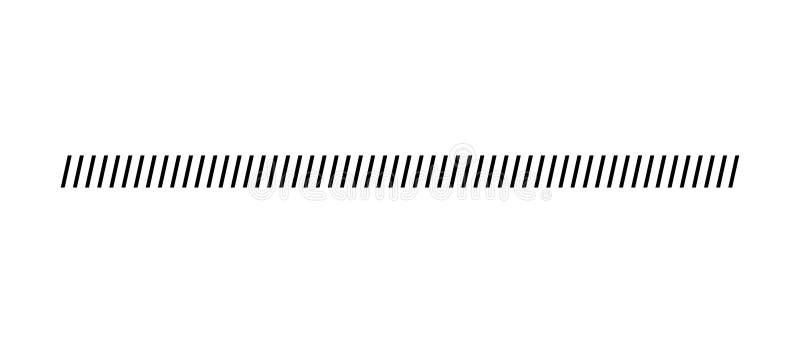 Slash Line. Border with Diagonal Lines. Angle of Tilt Stripes. Black ...