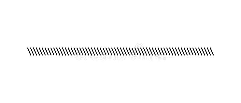 Slash Line. Border with Diagonal Lines. Angle of Tilt Stripes. Black ...