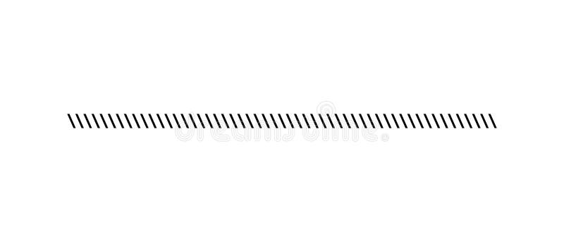 Slash Line. Border with Diagonal Lines. Angle of Tilt Stripes. Black ...