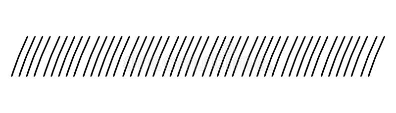 Slash Line Doodle Border, Diagonal Lines. Divider Strip Tilt Strip ...