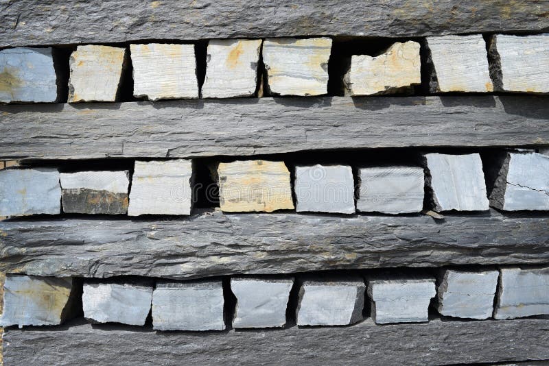 Slate blocks stack stock photo. Image of wall, building - 56520190