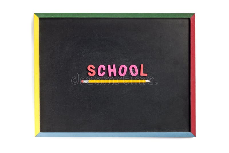 Slate board with alphabets stock photo. Image of slate - 72615582