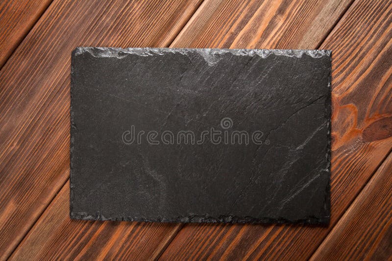 Slate board on wood stock image. Image of shelves, texture - 67660367