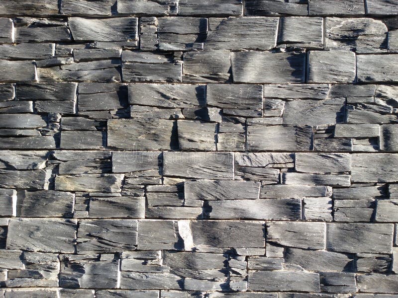 Slate brick wall stock photo. Image of pattern, gray - 86532892