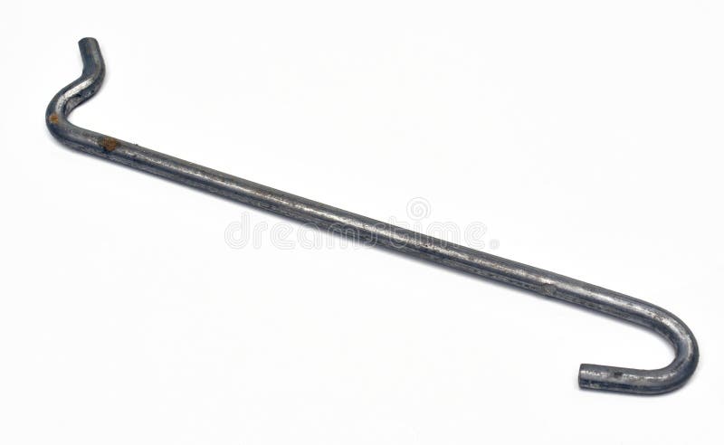 A Slate Hook - Small Metal Hook Stock Photo - Image of hook, wing ...