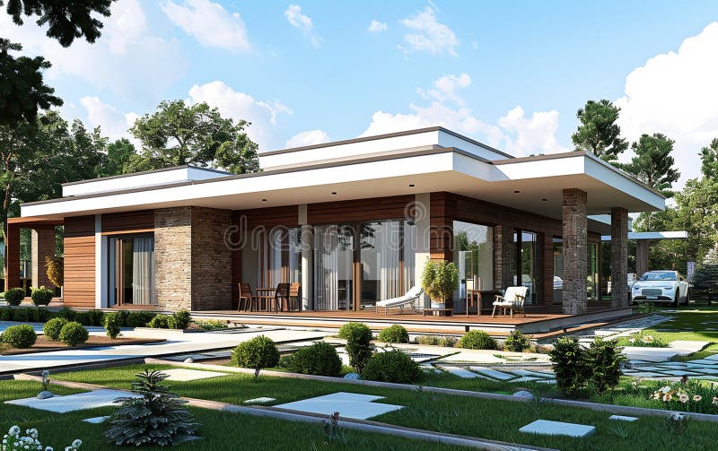 Slate Moderna E Alta Qualidade Do Original Home Generative Ai Imagem de ...