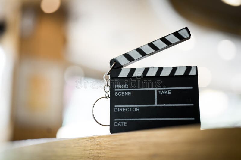 Mini slate movie stock photo. Image of board, black - 100594650