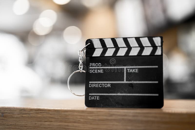 Mini slate movie stock image. Image of chalk, grunge - 100594355