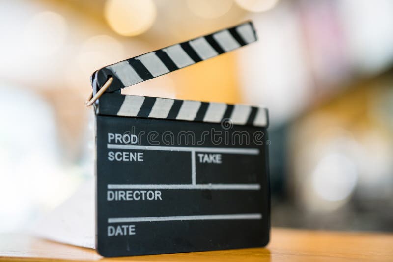 Mini slate movie stock image. Image of clapboard, cameraman - 100594817