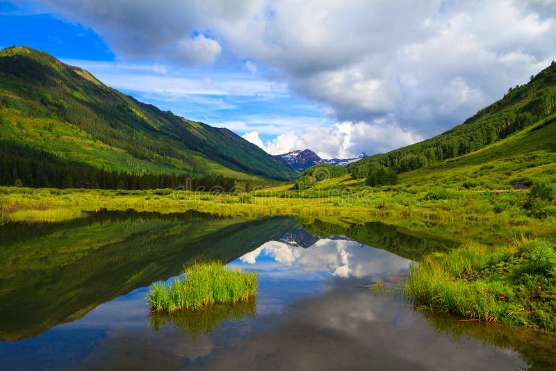 Slate River at Crested Butte, Colorado Stock Photo - Image of road ...