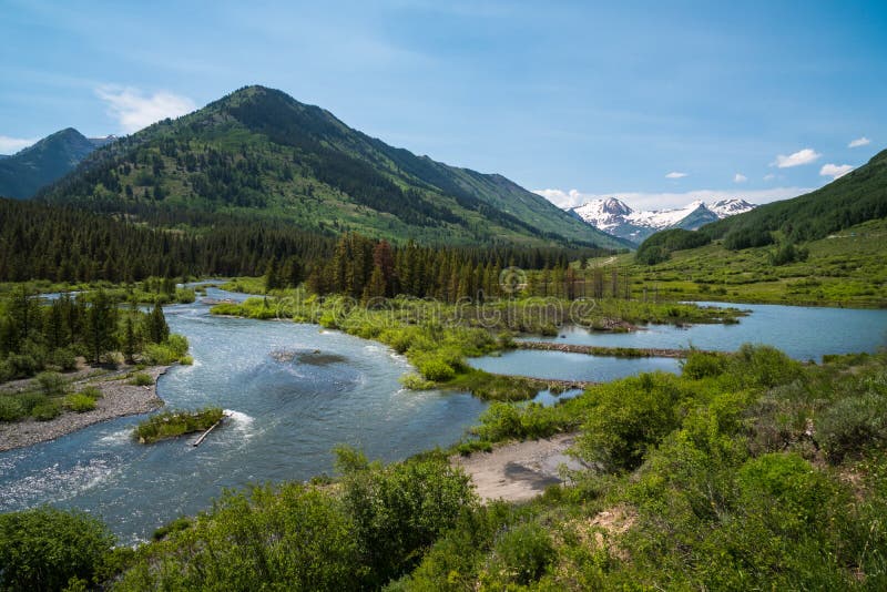 Slate River, Crested Butte, Colorado Stock Image - Image of meditate ...