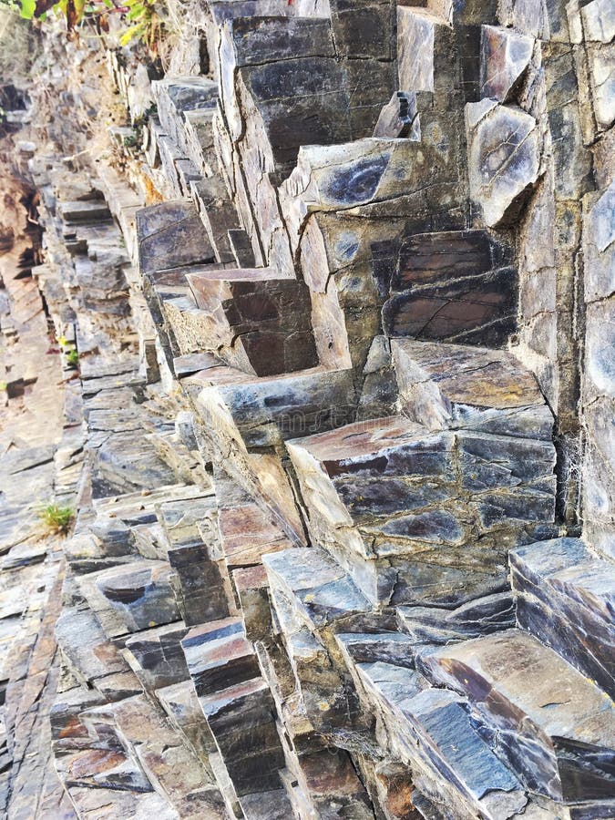 Slate rock stock photo. Image of slate, grey, cornish - 99635672