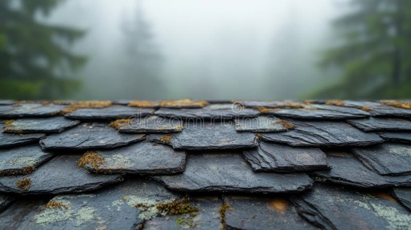 Slate Roof Foggy Forest Background Stock Photos - Free & Royalty-Free Stock Photos from Dreamstime