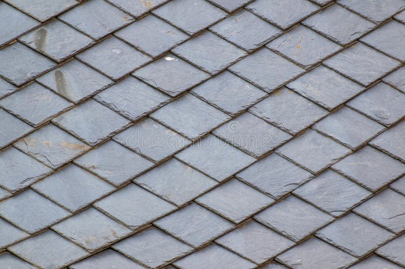 Slate Roof Tiles Textured Surface Pattern Detail Architecture Stock ...