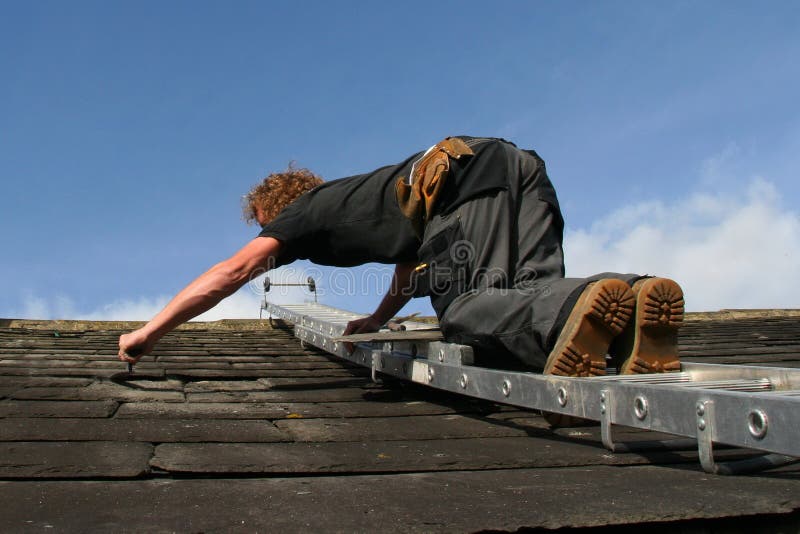 Slate roofing stock image. Image of roof, tiles, work - 11168157