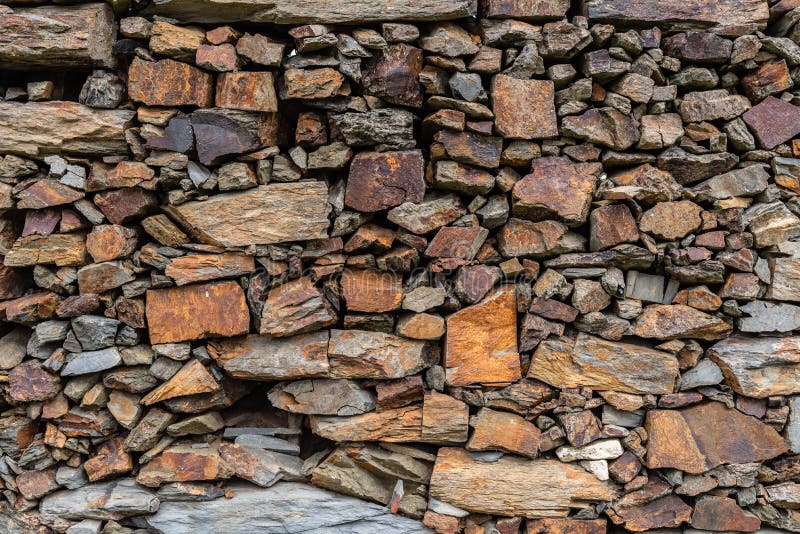 Slate Slabs Texture Background. Pattern of Black Slate Wall Stock Image ...