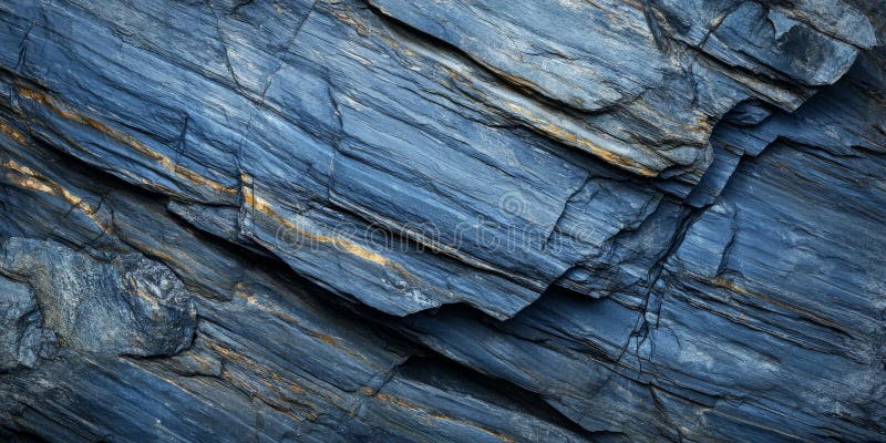 Deep Blue Slate Stone Texture Background Generated Using AI. Stock ...
