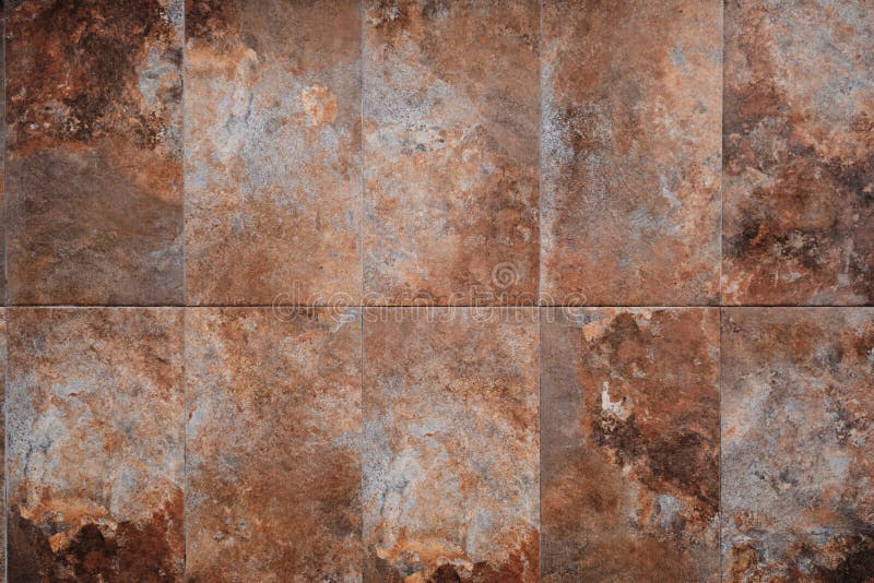 Rusty Slate Stone Tile Texture Stock Image - Image of grey, corroded ...