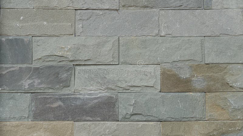 Slate Stone for Wall of House. Stock Photo - Image of build, regular ...