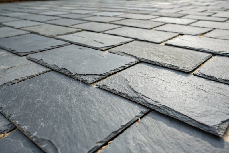 Slate Tile Ceramic Seamless Texture for 3D Graphics Stock Illustration ...