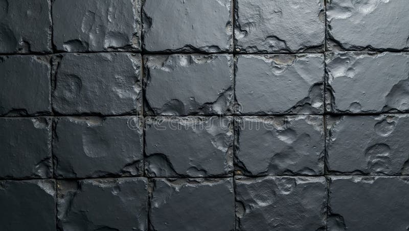 Slate Tile Texture with Rough Edges and Deep Gray Hues Stock ...