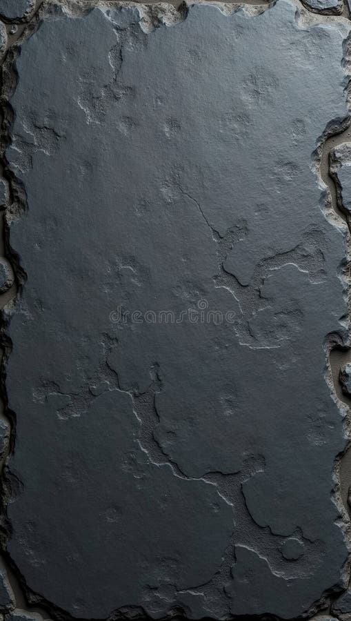 Slate Tile Texture with Rough Natural Edges and Deep Gray Tones Stock ...