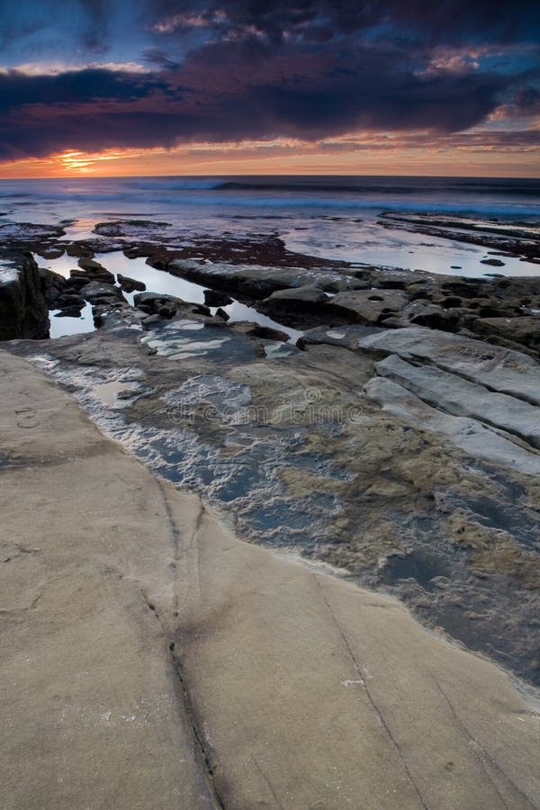 Slated Day s End stock photo. Image of beach, coast, flowing - 28474436