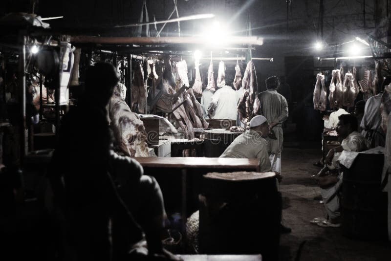 Slaughterhouse worker stock photo. Image of hogs, hard - 28703466