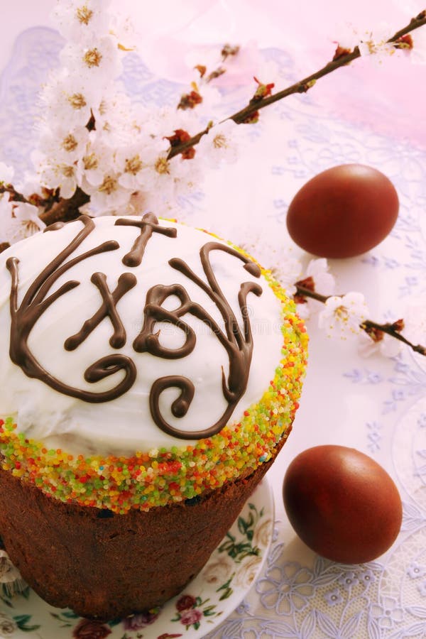 Slavic Easter cake stock image. Image of easter, cake - 29771849