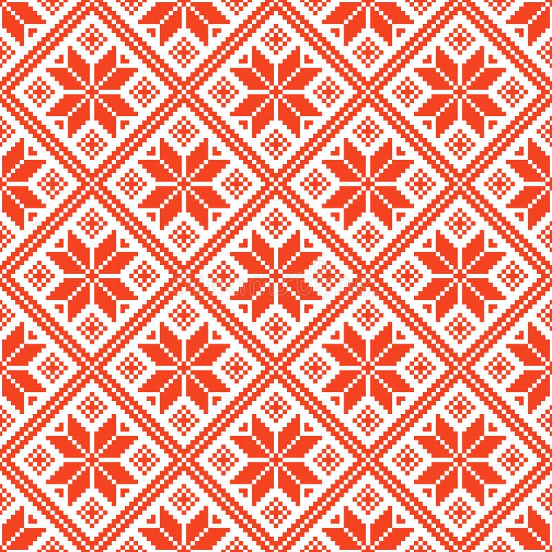 Russian embroider texture stock vector. Illustration of folk - 12770504