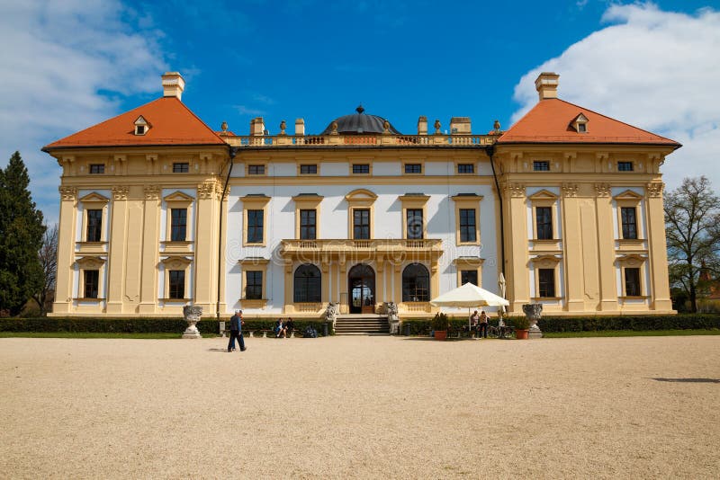 Slavkov stock photo. Image of blue, palace, design, house - 91818688