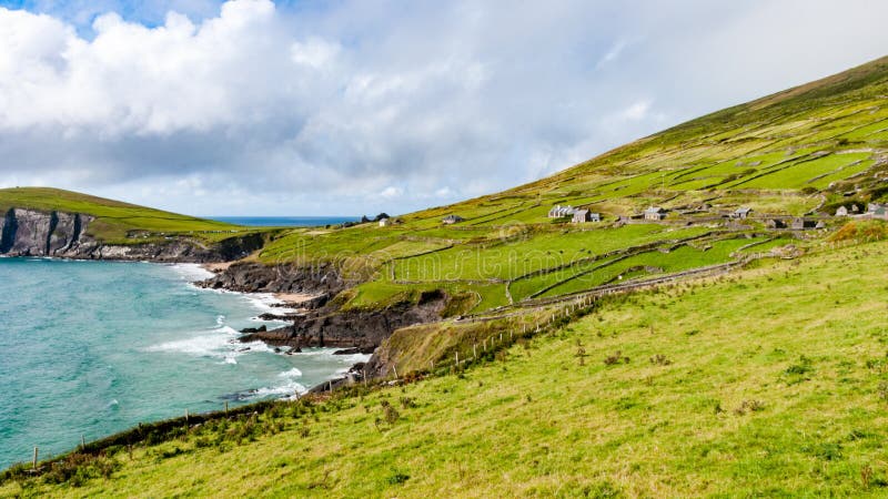 Slea Head Viewing Point - Ireland Stock Photo - Image of grass, europe ...