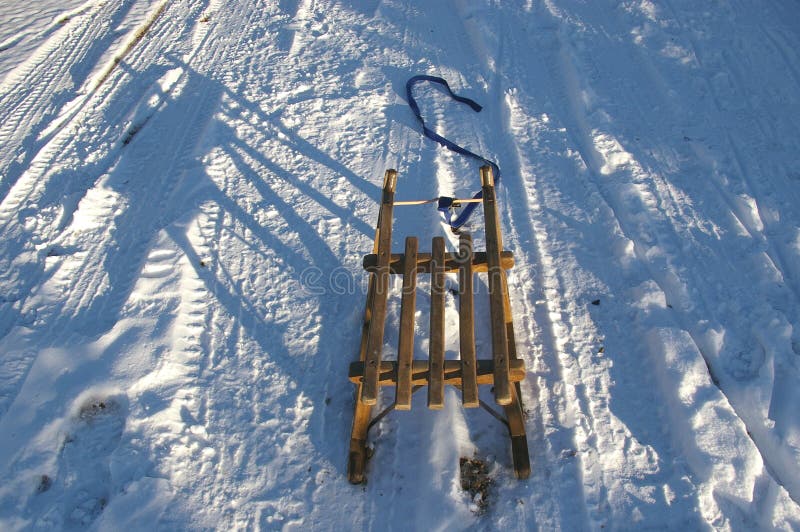 Sleds on snow (2) stock photo. Image of finland, sledge - 441236