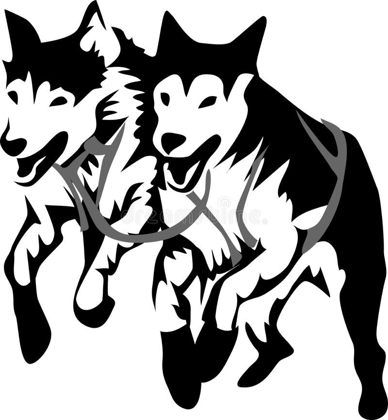 Sled Dogs Stock Illustrations – 1,353 Sled Dogs Stock Illustrations ...