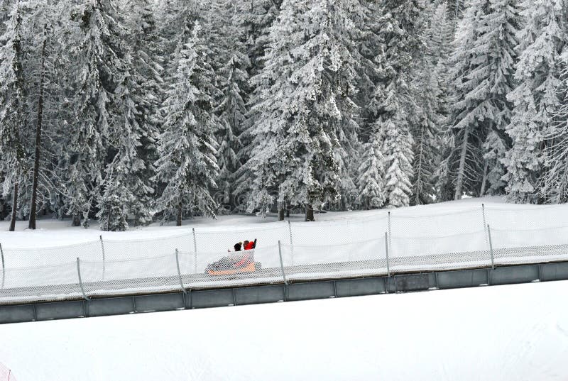 Sledding on the rails editorial image. Image of nature - 173042220