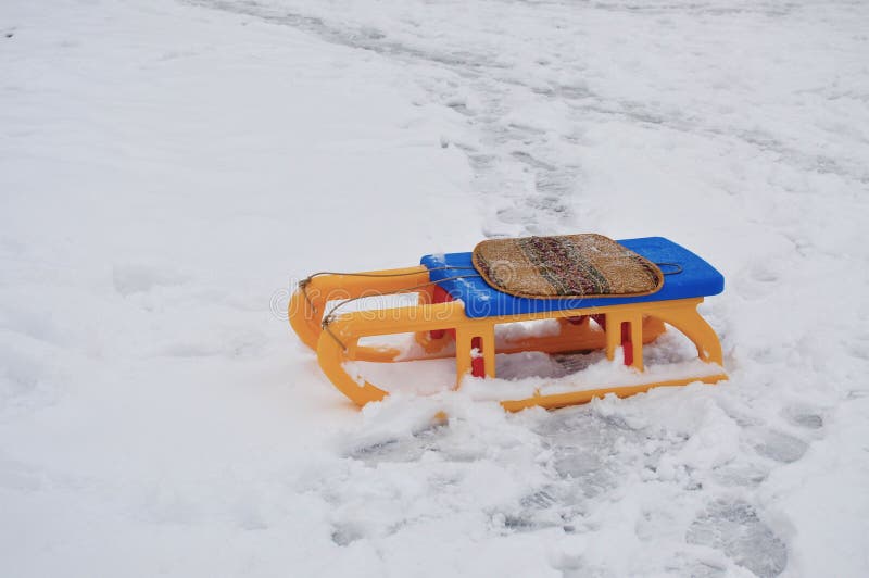 Sledge stock photo. Image of childhood, white, holiday - 28846000