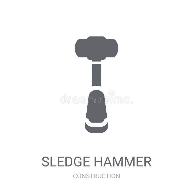 Sledge Icon. Trendy Sledge Logo Concept on White Background from Stock ...