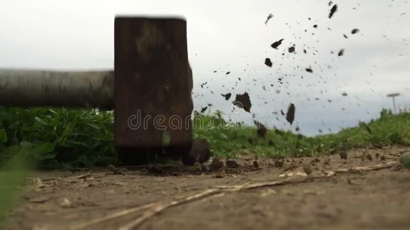 Sledge Hammer in Slow Motion Stock Footage - Video of destruction ...