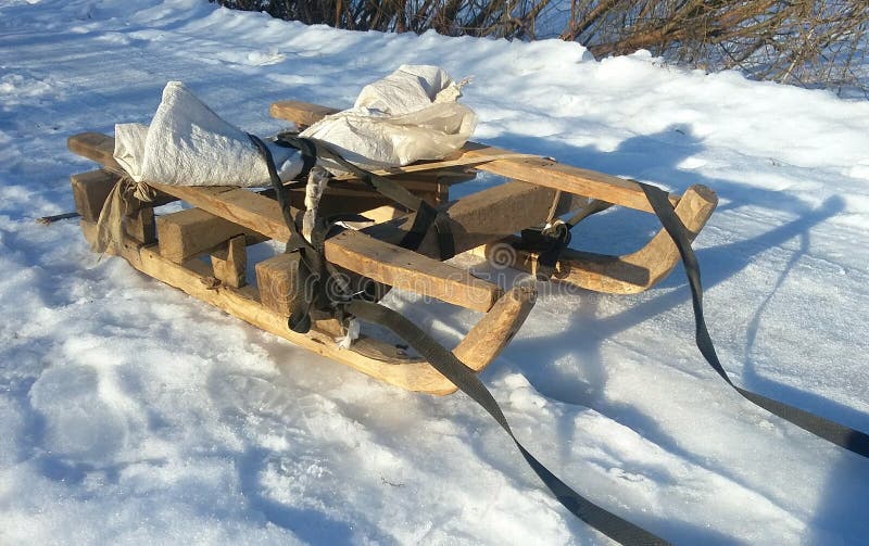 Sledge. stock photo. Image of traditional, zone, sledges - 107034032