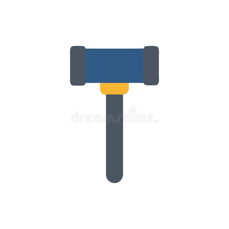 Sledgehammer Icon for Heavy Work Stock Image - Illustration of features ...