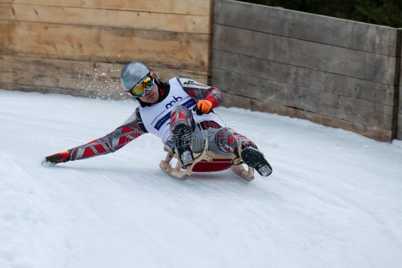 Sledging editorial photo. Image of downhill, fast, athletes - 62754606