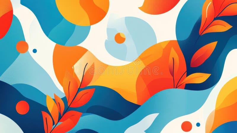 A Sleek Abstract Backdrop Featuring Basic Shapes Layered Vertically ...