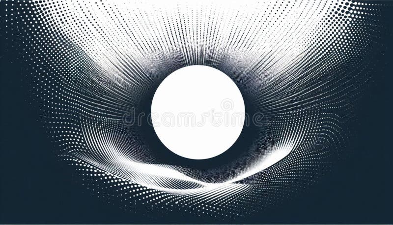 Sleek Abstract Background with Fading Halftone Patterns and Ample Space ...