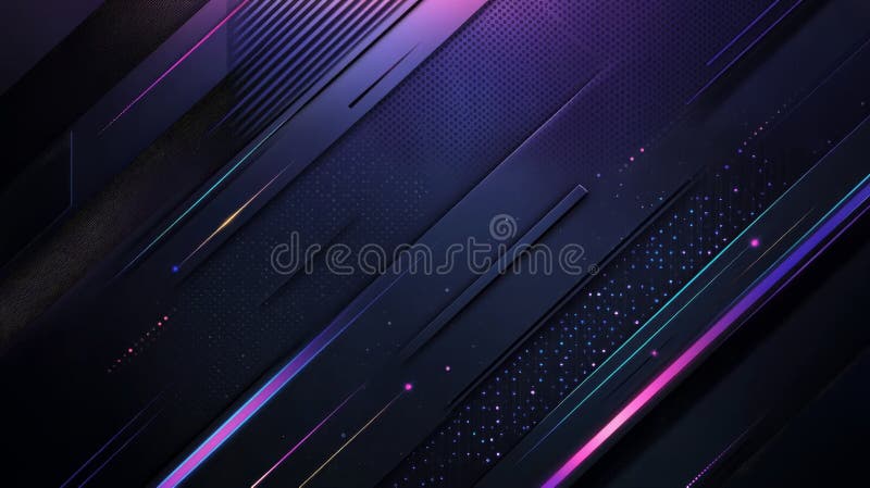 Abstract Dark Background with Vibrant Lines and Patterns Creating a ...