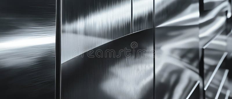 Sleek Aluminum Panels and Smooth Surfaces Showcase Modern Minimalist ...