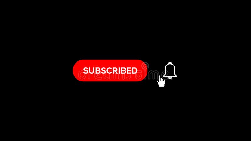 Subscribe and Reminder Button Animation, Subscribing Animation ...